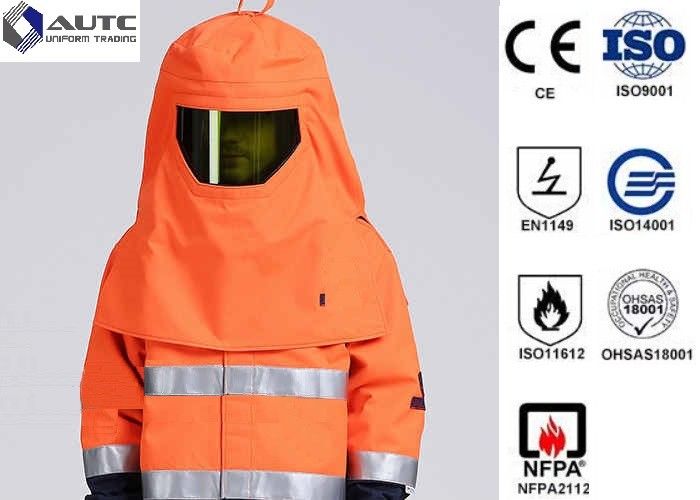 Orange S-3XL Welding Protective Clothing Arc Flash Proof Full Size For ...