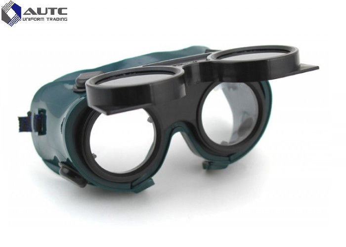 Chemical Splash Goggles Flip Design PVC Frame Customized Color Heavy Duty