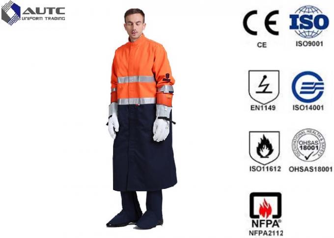 Orange S-3XL Welding Protective Clothing Arc Flash Proof Full Size For ...