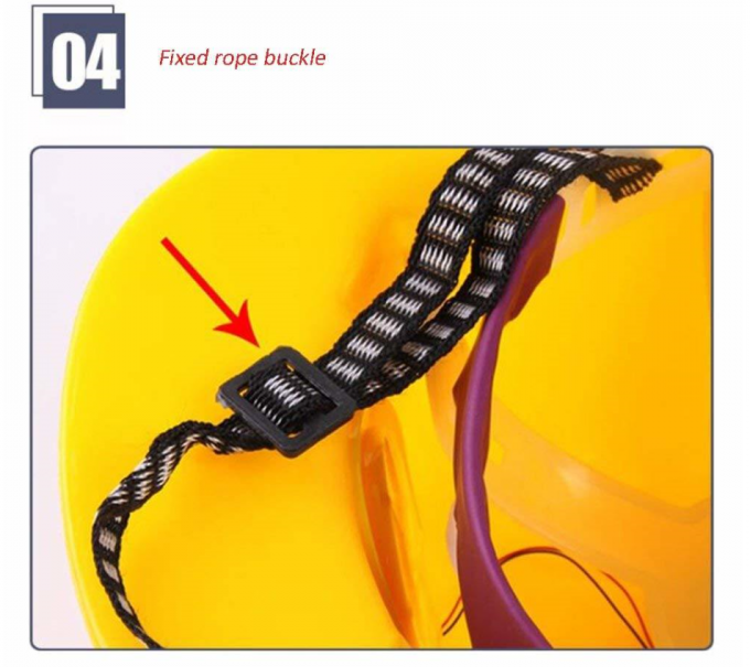 Work PPE Safety Helmet Light 51-61cm Solar Power Fan Rechargeable LED ...