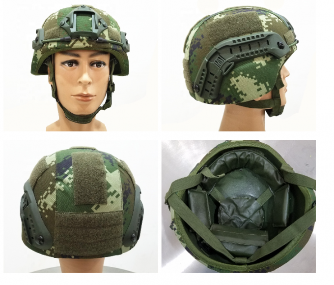 Motorcycle Tactical Ballistic Helmet , Full Face Ballistic Helmet Level ...