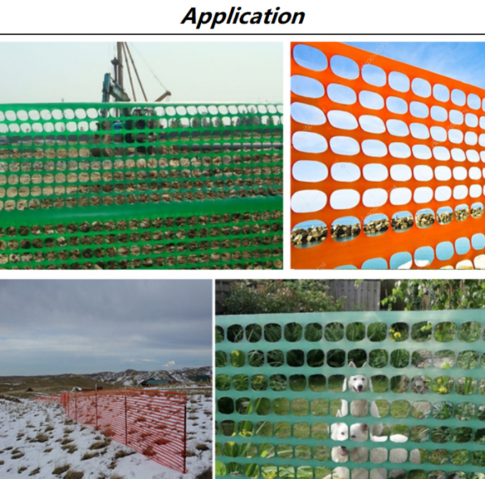 1*50m PE Construction Safety Net Plastic Safety Fencing Rolls for ...