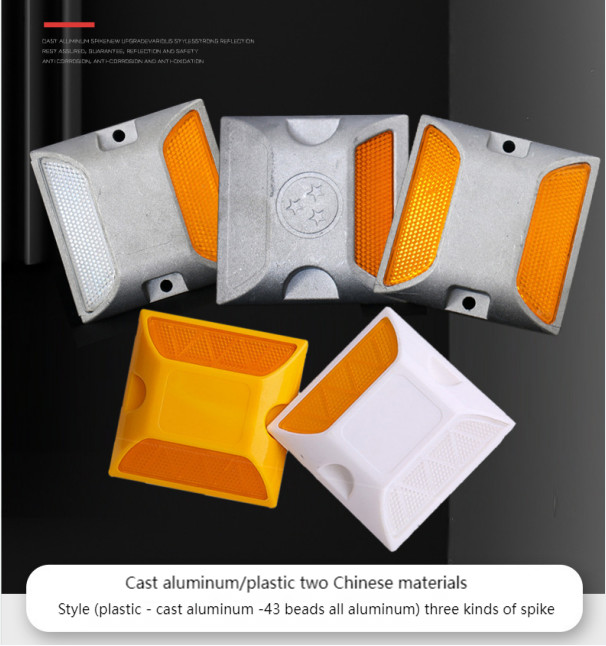 Cast aluminum all aluminum road sign protruding road sign reflective ...