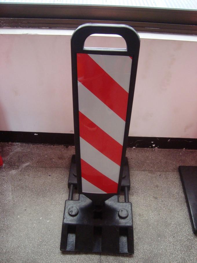 Reflective Warning Delineator Rubber Base Traffic Warning Board